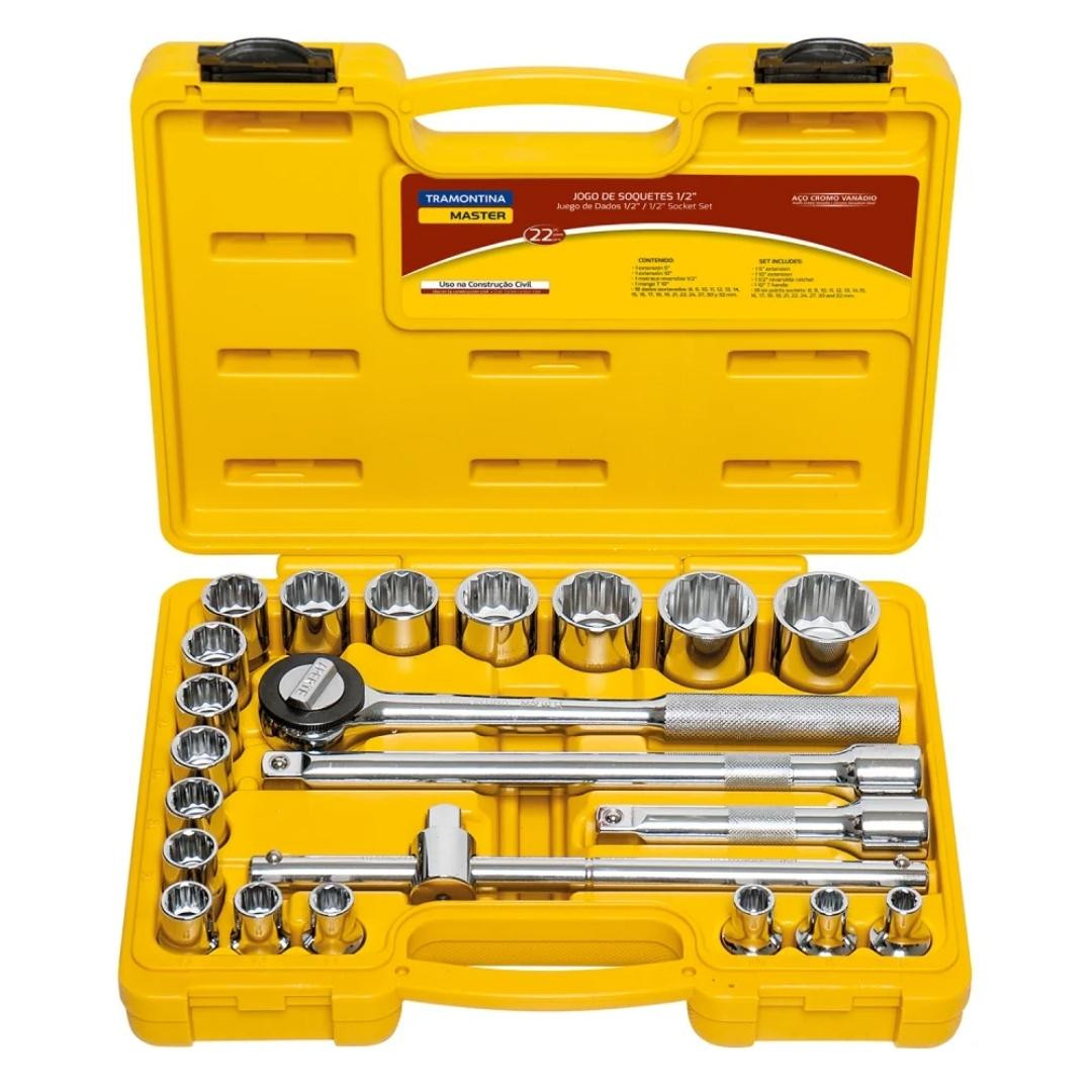 Commersul / Jogo de Soquetes / SOQUETE 1/2" TORX TRAMONTINA