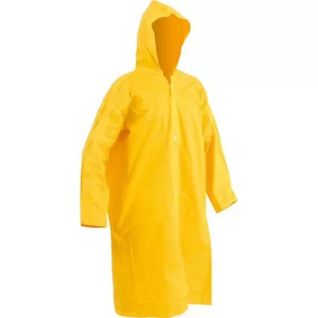 Commersul / Capas de Chuva / CAPA DE CHUVA FIT DE PVC FORRADO AMARELA ...